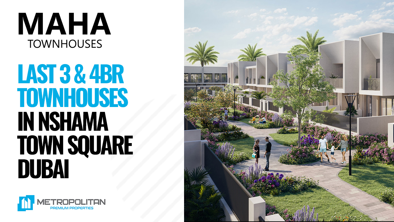 NSHAMA MAHA Townhouses for Sale in Town Square Dubai