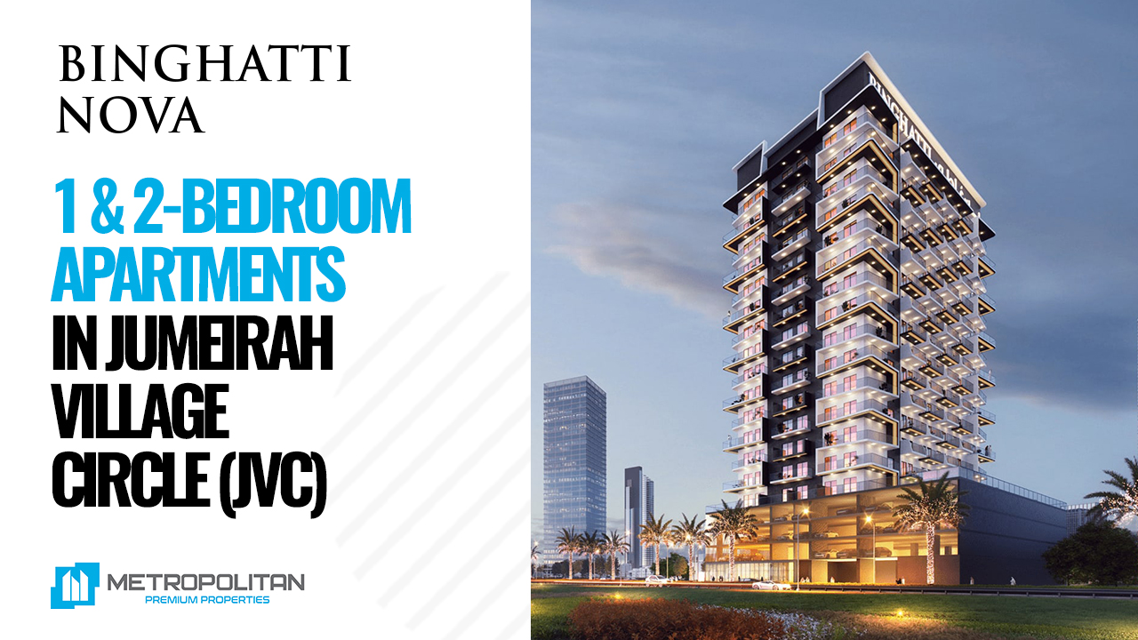 Binghatti Nova Apartments for Sale in Jumeirah Village Circle (JVC), Dubai