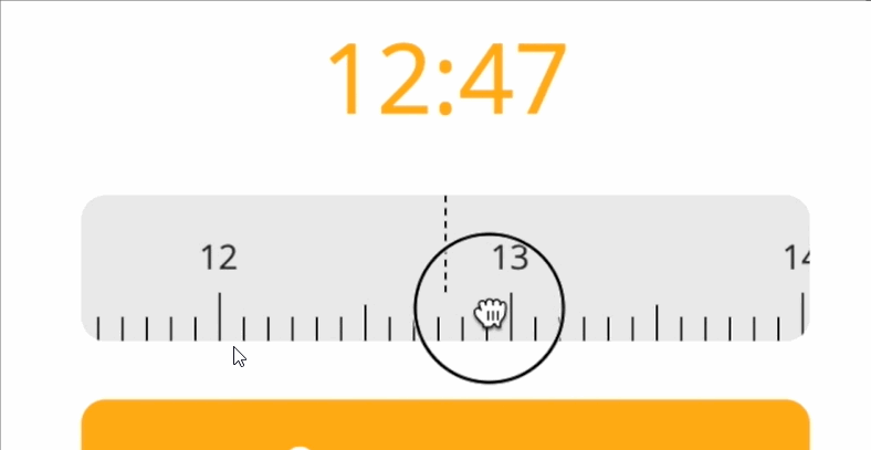 Поле выбора времени